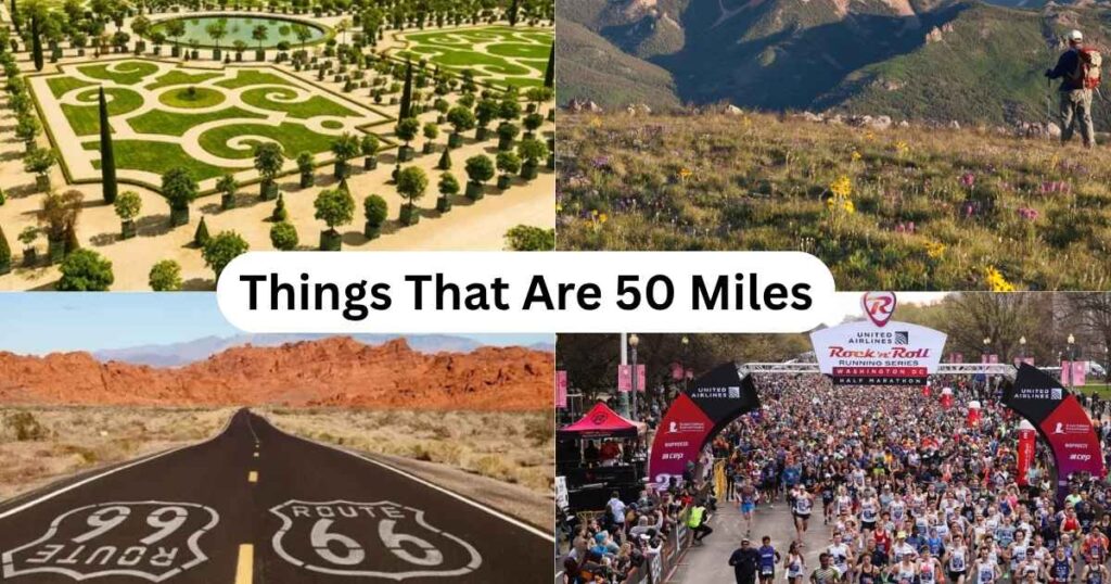 How Long Is 50 Miles And Common Things